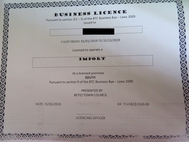 Kiribati Trade Portal import and export procedures